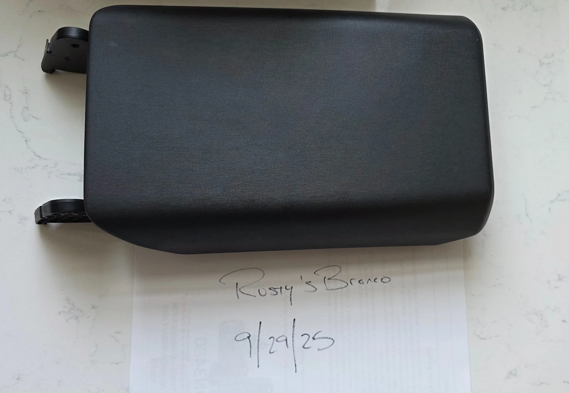Florida - Center Console Arm Rest - Black | Bronco6G - 2021+ Ford ...