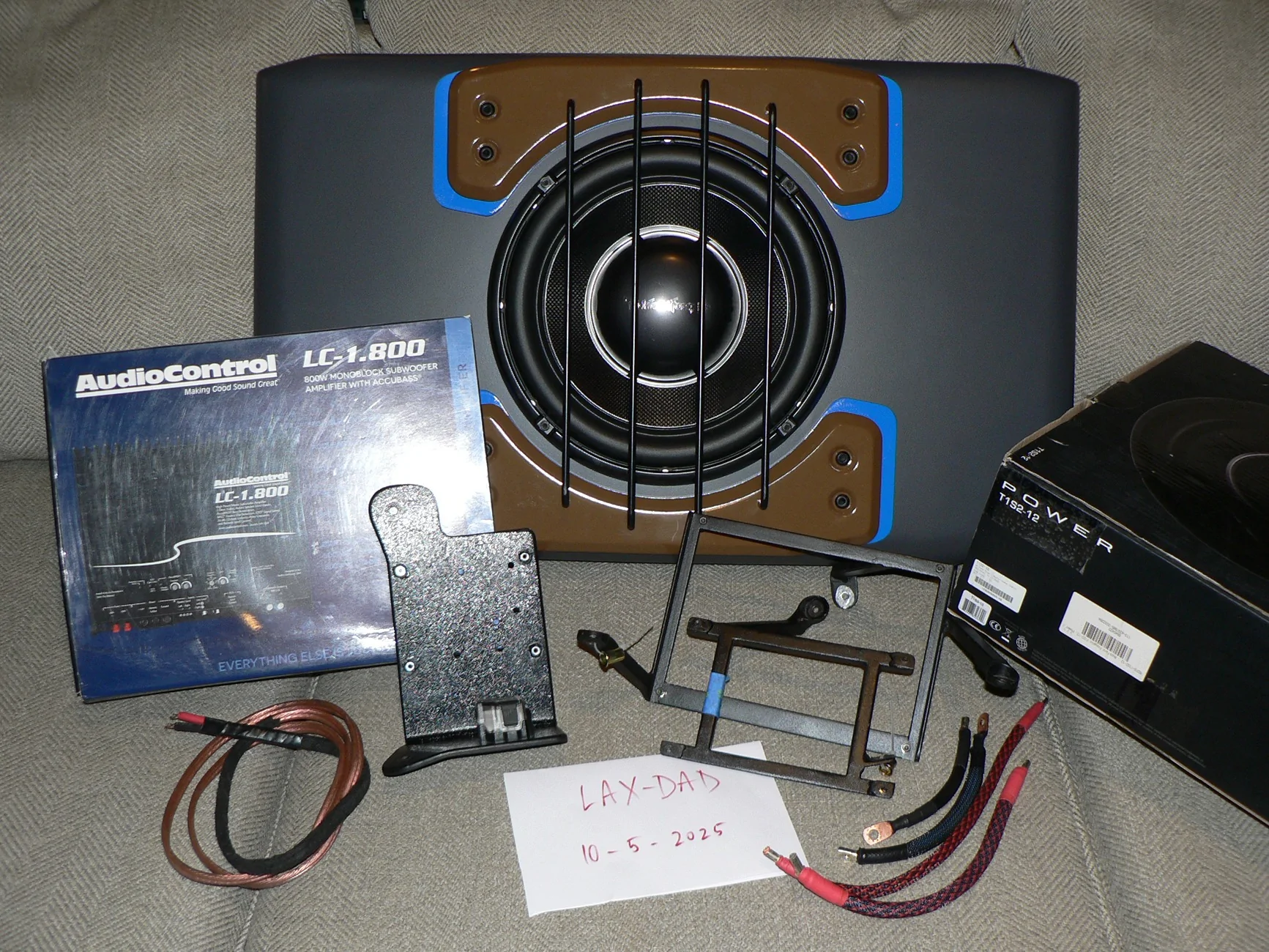 Texas - For Sale - Custom Subwoofer Fosgate sub powered by Audiocontrol ...