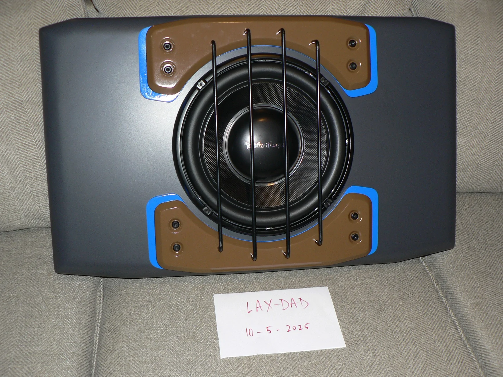 Texas - For Sale - Custom Subwoofer Fosgate sub powered by Audiocontrol ...