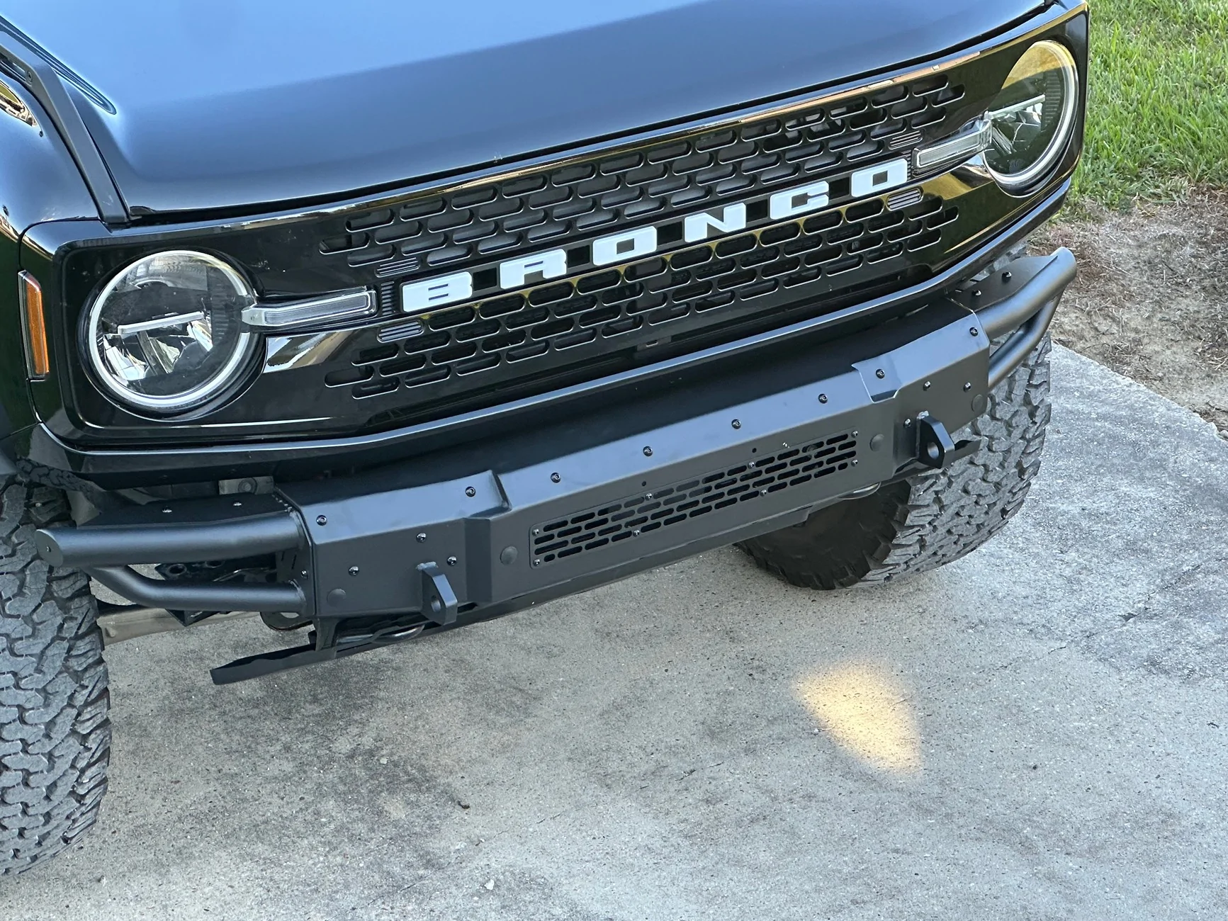 A few new accessories. New front bumper, new badging, new Putco lighted ...