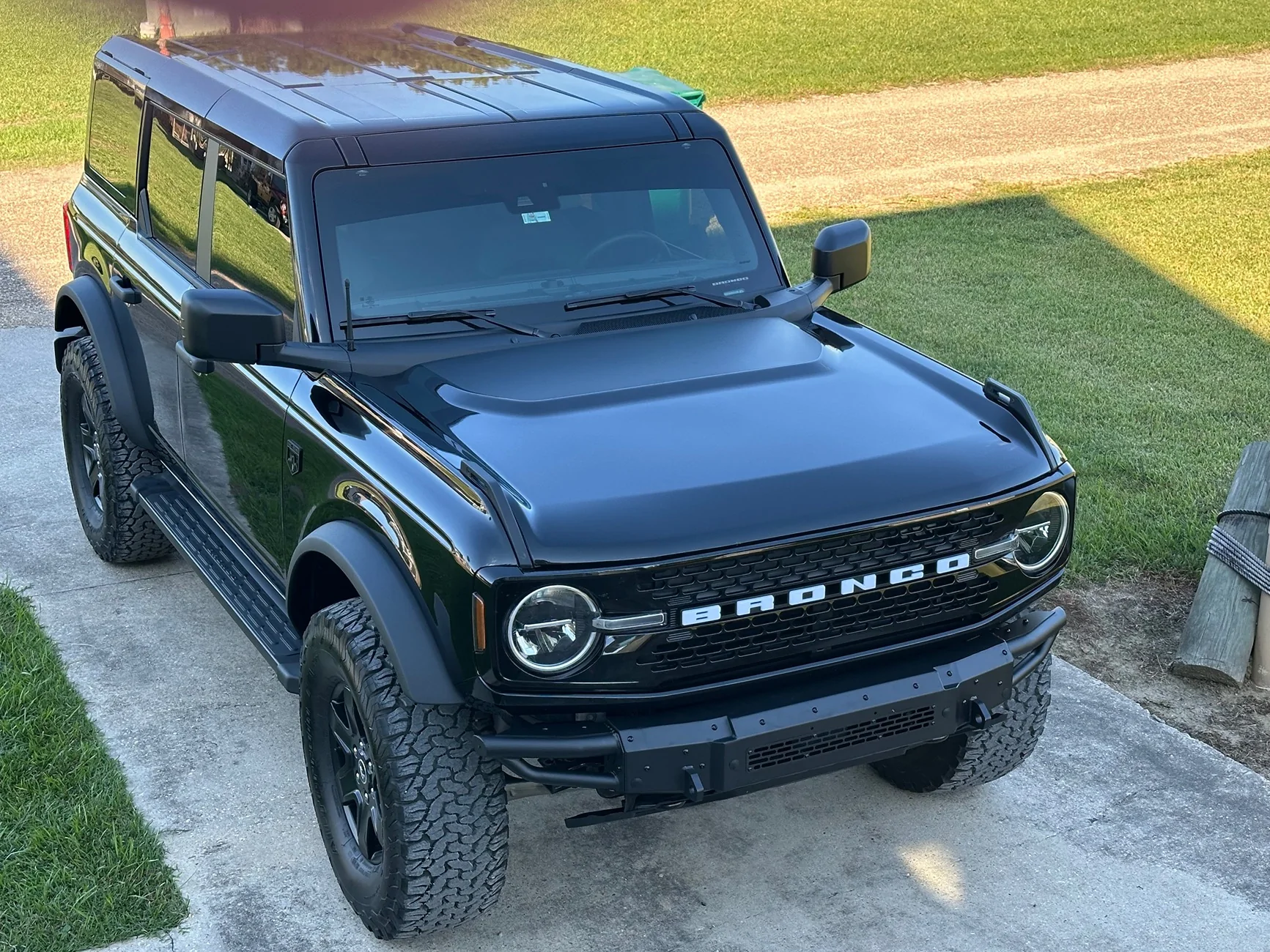 A few new accessories. New front bumper, new badging, new Putco lighted ...