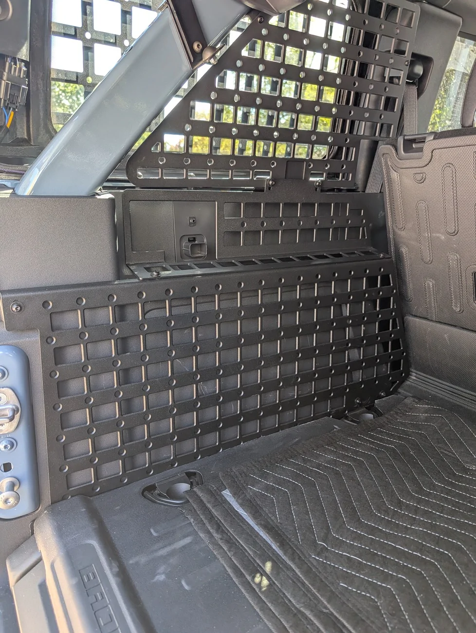 Cargo Area Side Molle Panels that fit with slide out tailgate ...