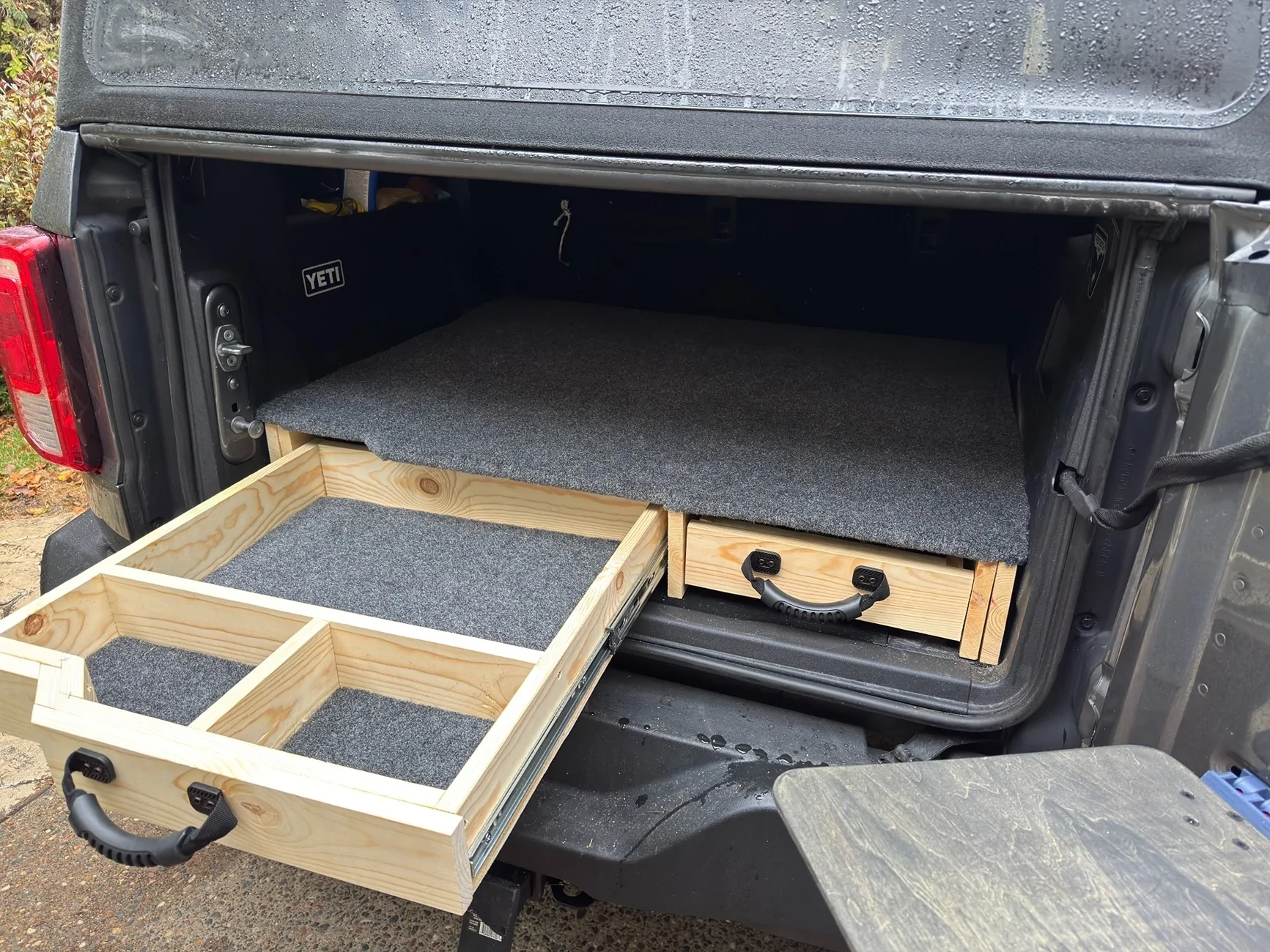 4 Door Trunk Cargo Area Storage Drawers Platform - DIY Project ...
