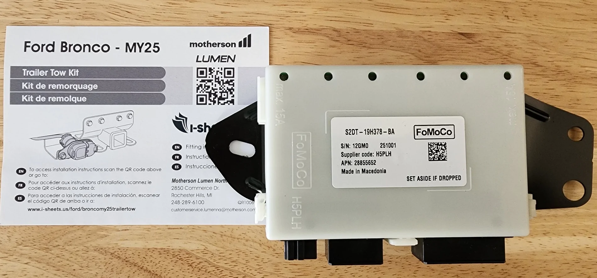 2025 Trailer Tow Kit (Updated Part # from 2024) | Page 2 | Bronco6G ...
