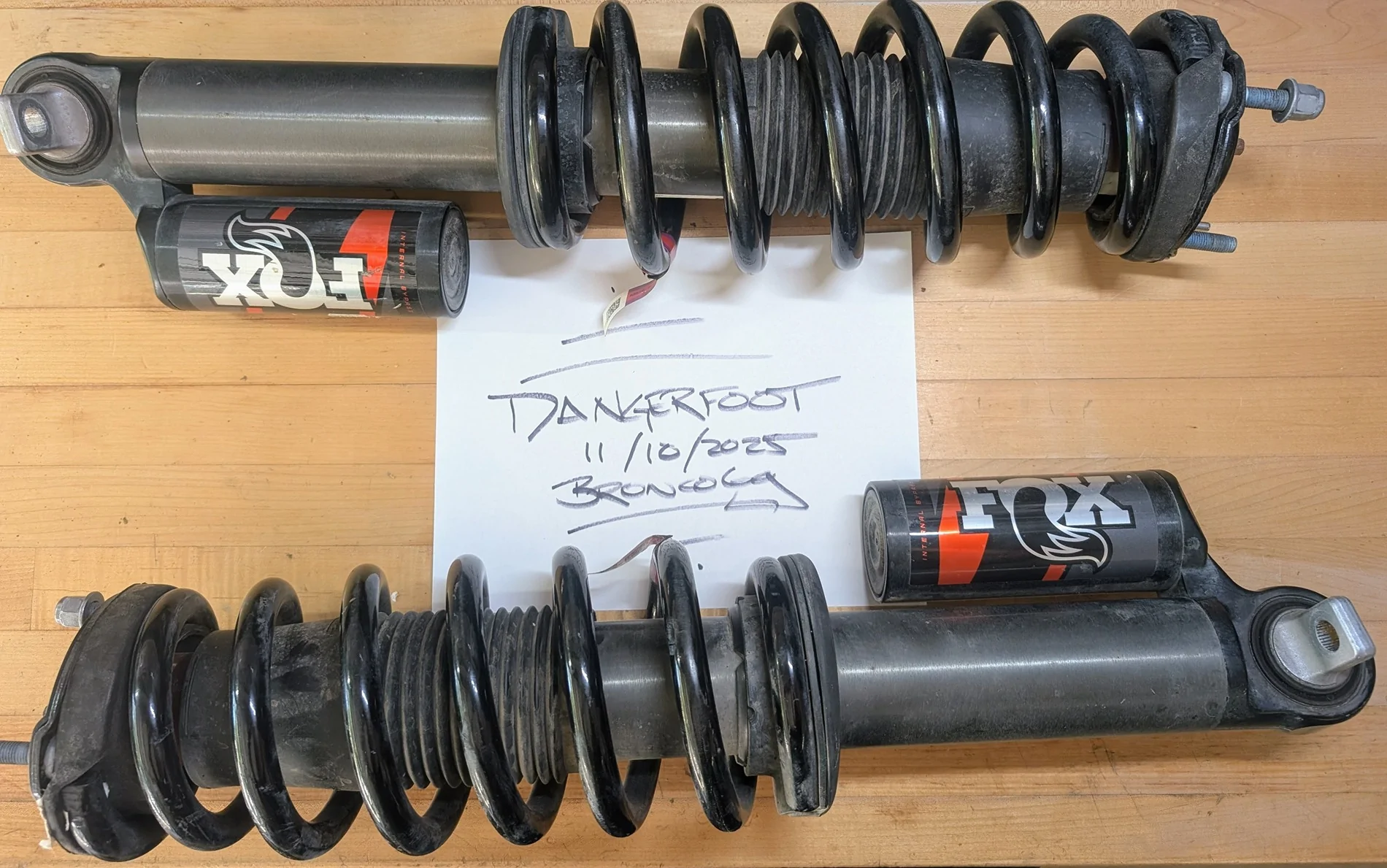 Texas - FOX Hoss 3.0 OEM Takeoffs (6k miles) 4 Door - $1600 obo (Austin ...