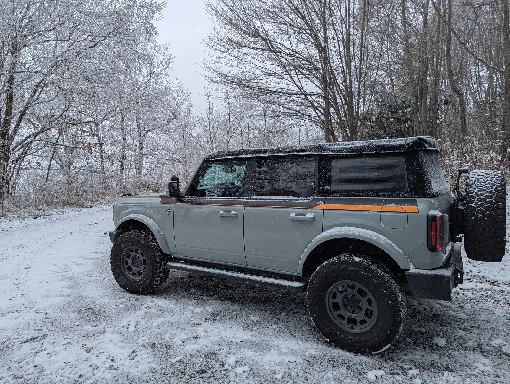 First Snowfall of the Winter in NC | Bronco6G - 2021+ Ford Bronco ...