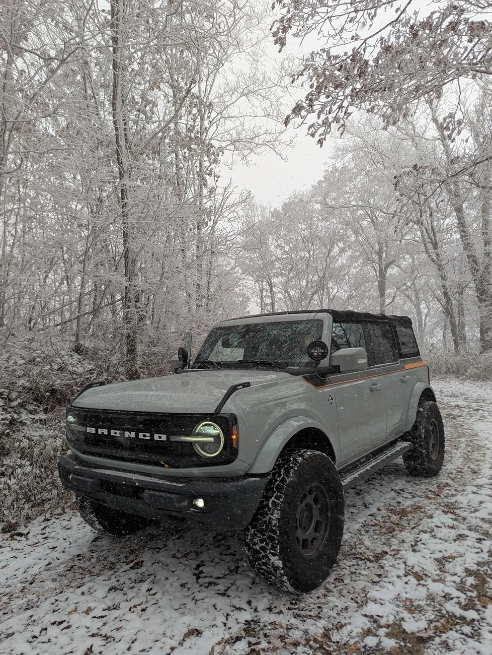 First Snowfall of the Winter in NC | Bronco6G - 2021+ Ford Bronco ...