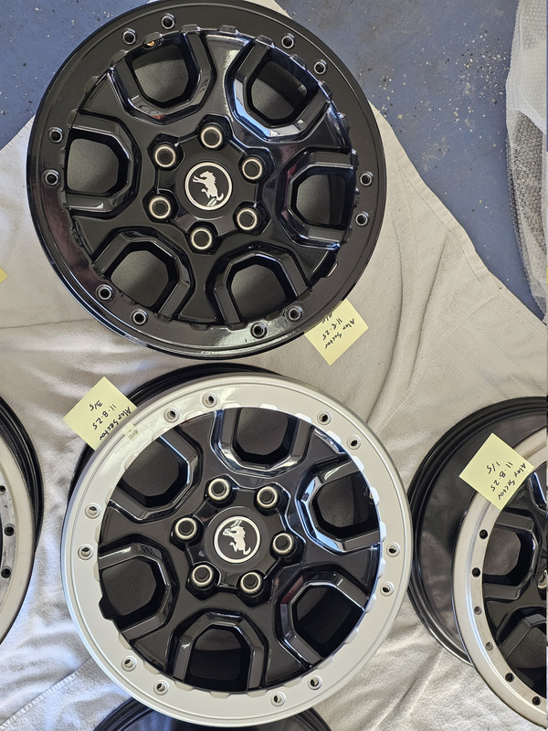 Utah - FREE - Sasquatch 5x Gloss Black Wheels + Black & Silver Rings ...