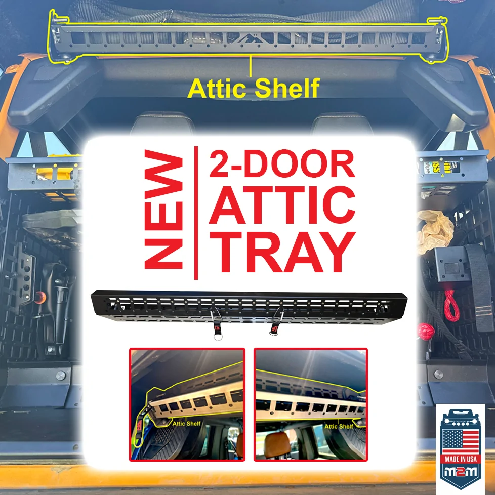Introducing the ALL-NEW M2M 2 DOOR ATTIC TRAY | Bronco6G - 2021+ Ford ...