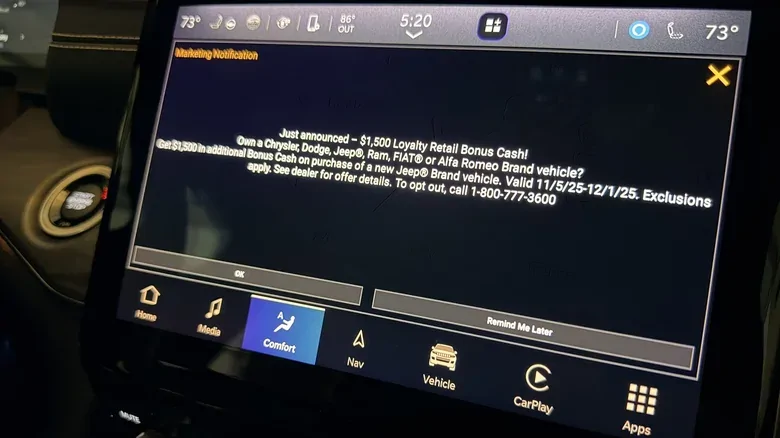 Stellantis Putting Ads on Infotainment Screen--Ford, Don't You Dare ...
