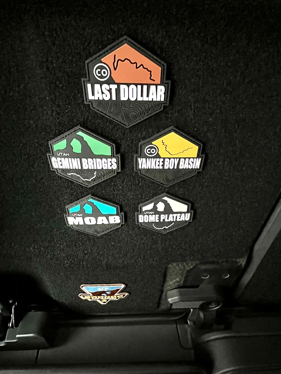 Attaching Trail Patches to Interior of Painted Hard Top | Bronco6G ...