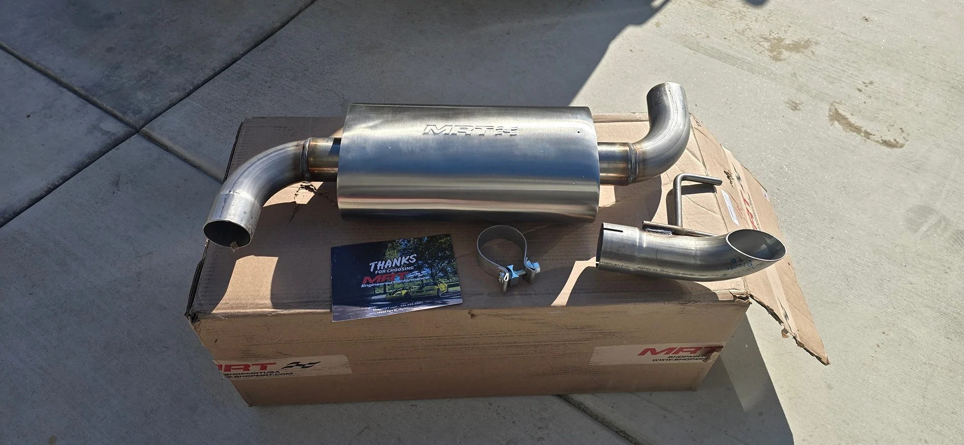 MRT Elite axle back exhaust installed on my 2.7L BL Sas | Bronco6G ...