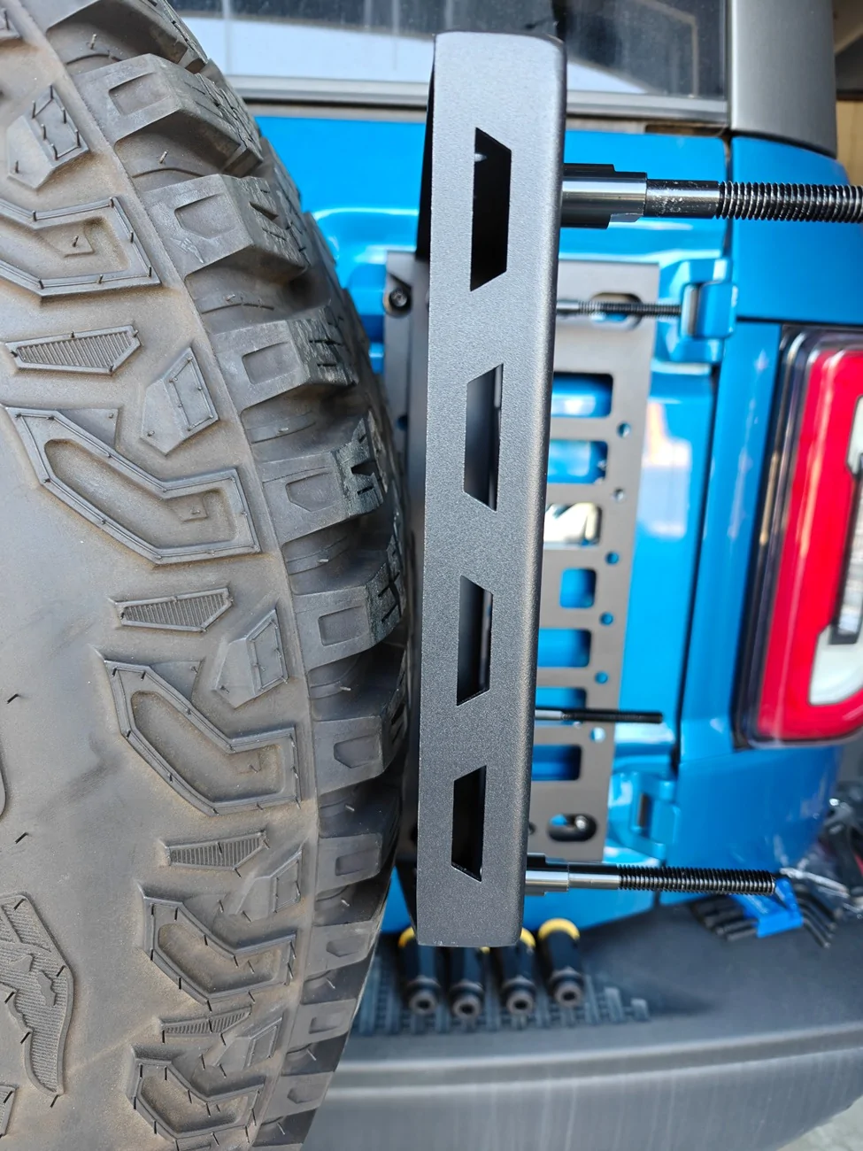 Tailgate Traction Board Carrier Install Using Turn Offroad Parts ...