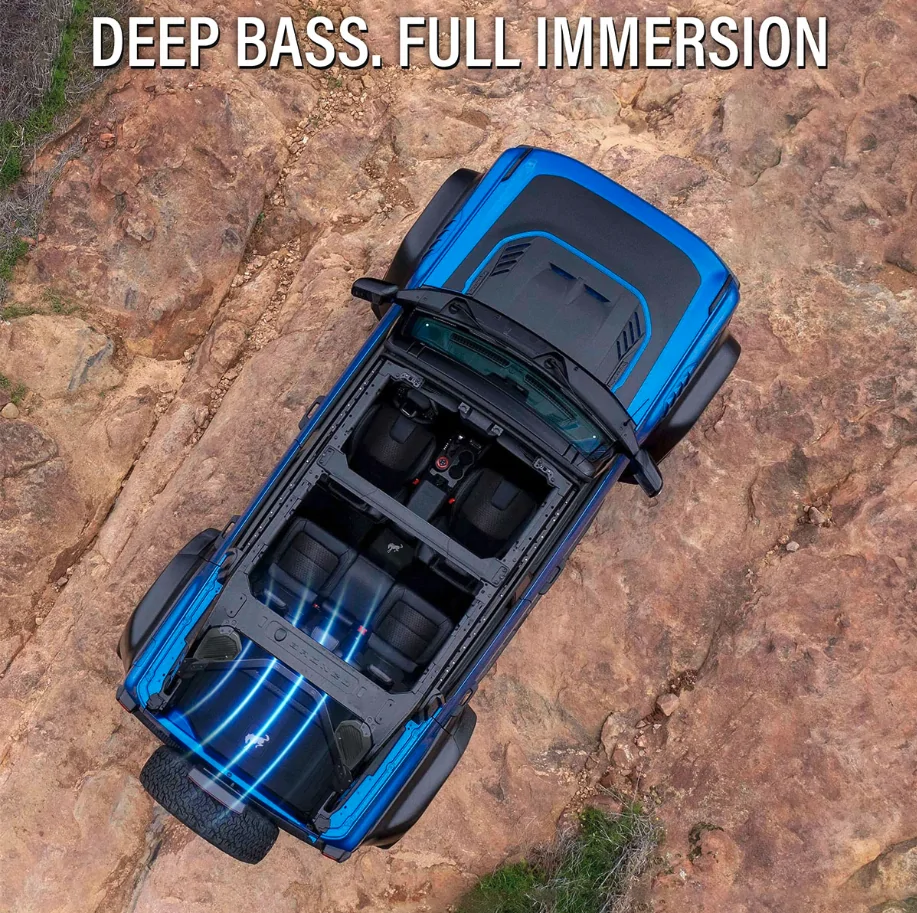 2021-2026 Ford Bronco 4-Door Plug-&-Play Complete 10" Subwoofer Kit ...
