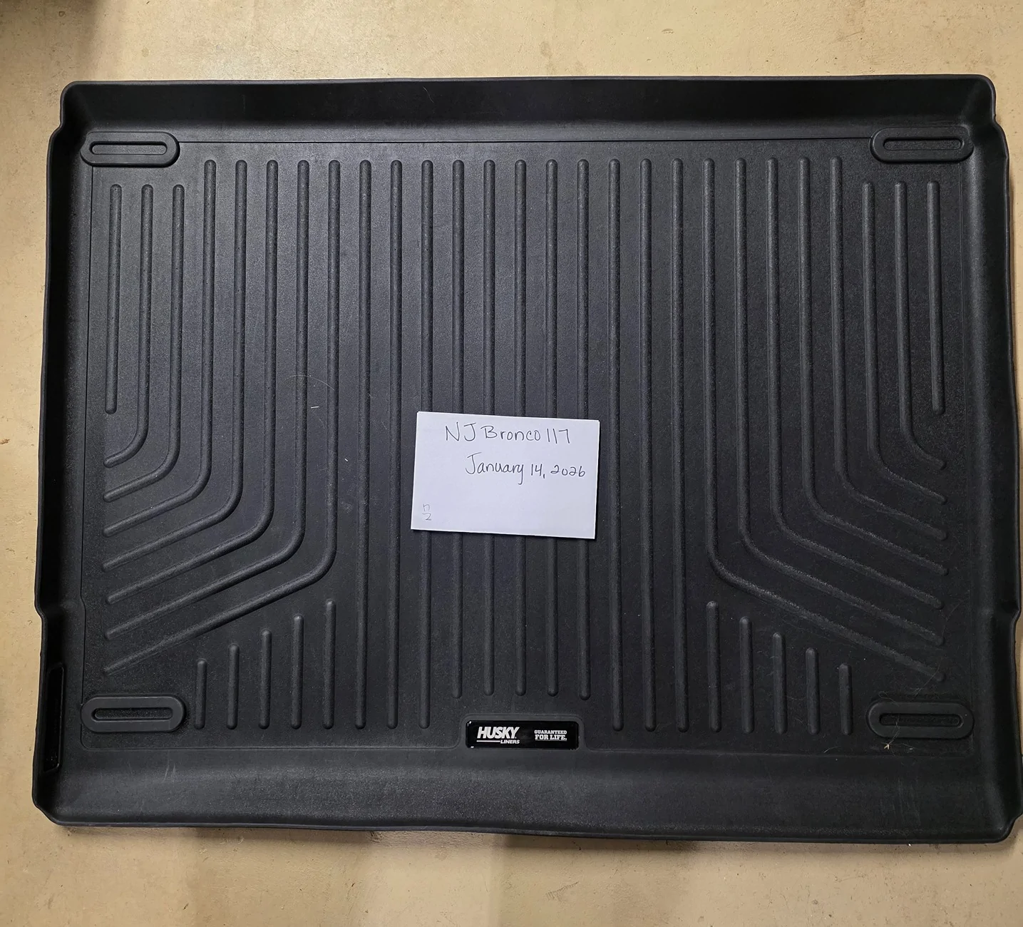 New Jersey - Huskey Floor liners for sale - $175.00 | Bronco6G - 2021 ...