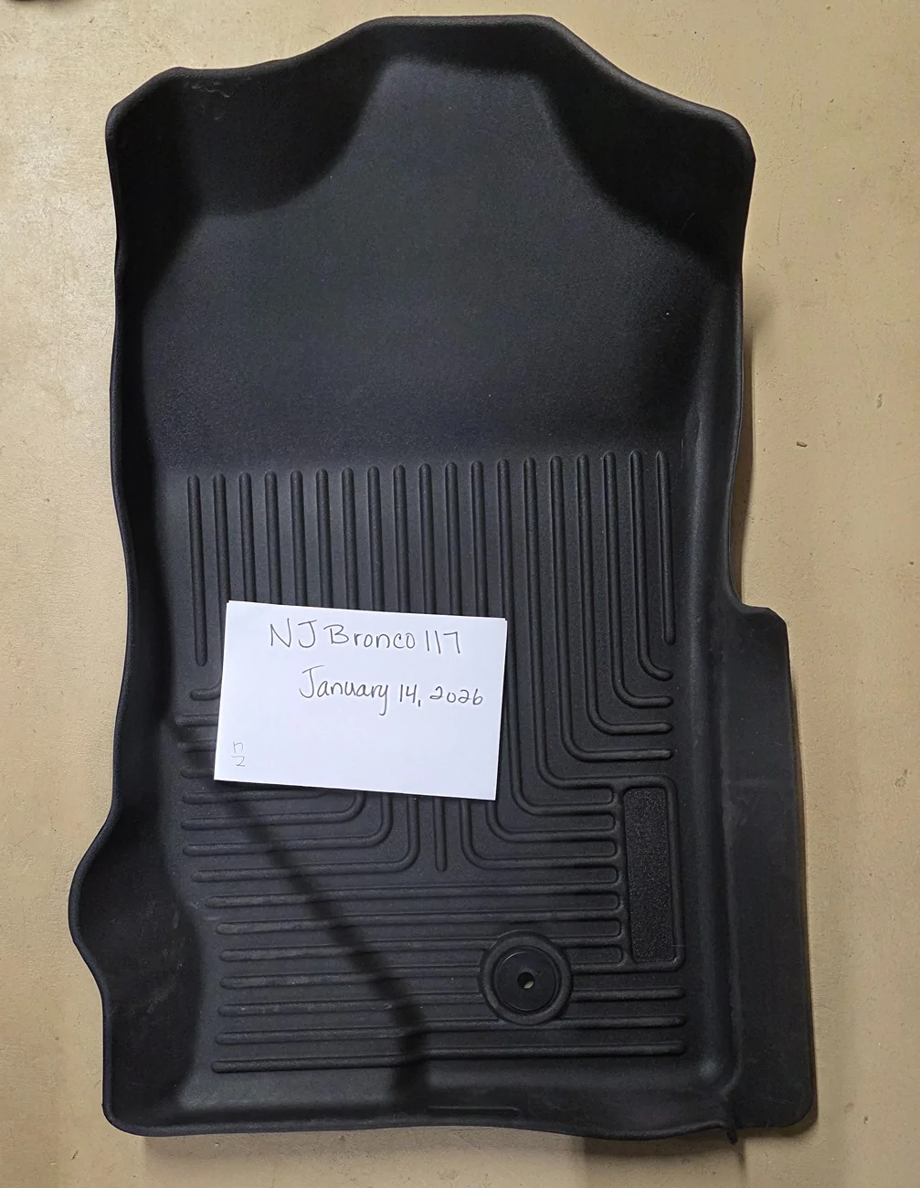 New Jersey - Huskey Floor liners for sale - $175.00 | Bronco6G - 2021 ...