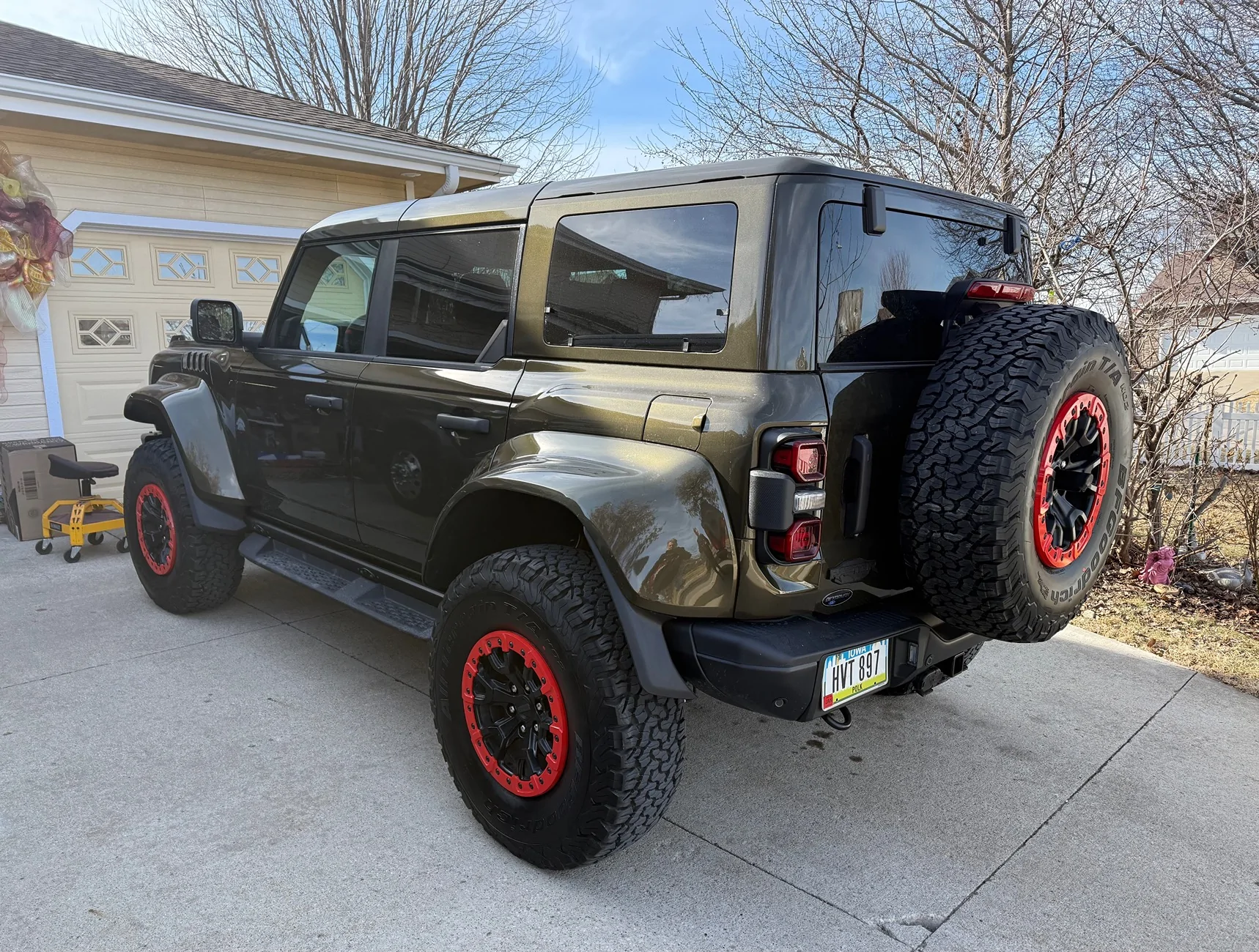 2025 Ford Bronco Raptor Lockers