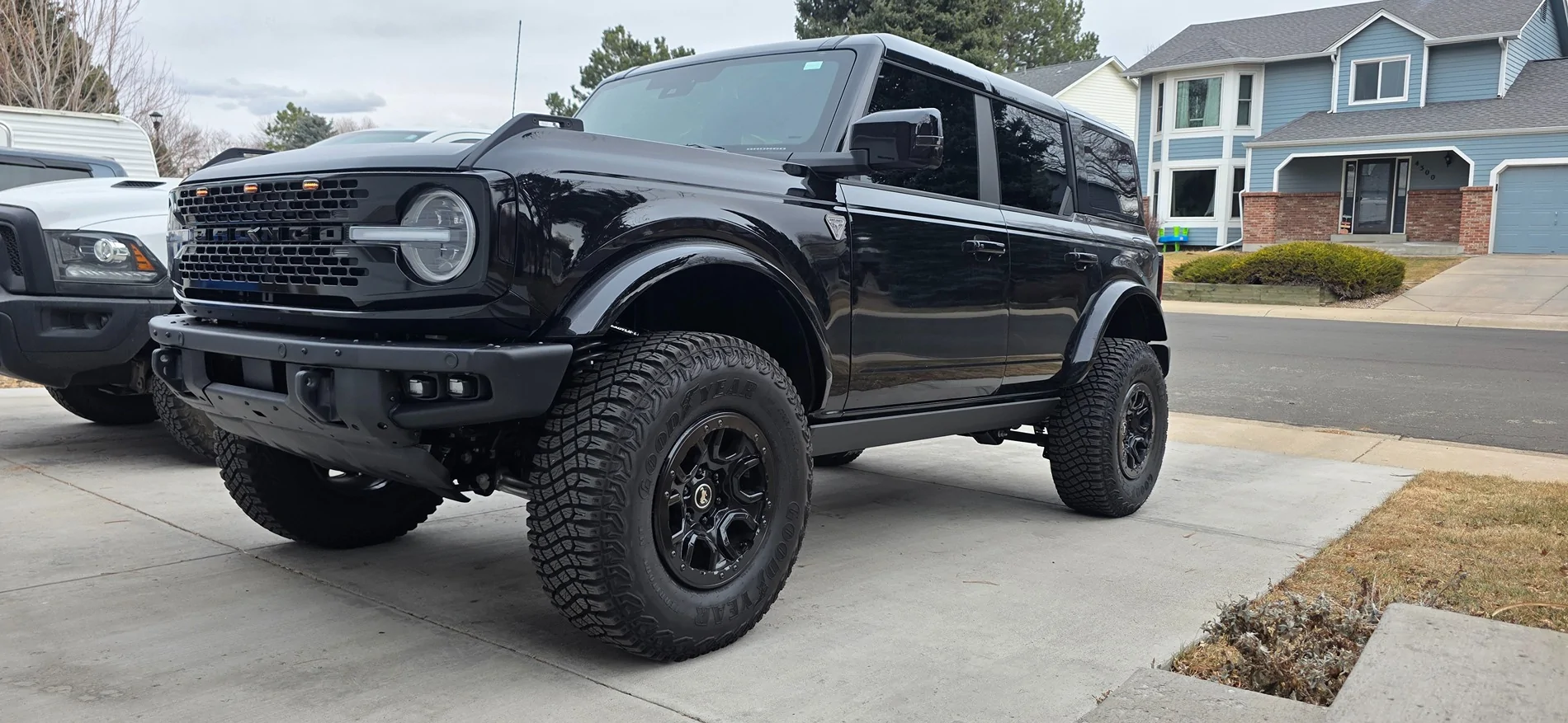 3.5" lift on SAS LT315/70R17 with proper geometry | Bronco6G - 2021 ...
