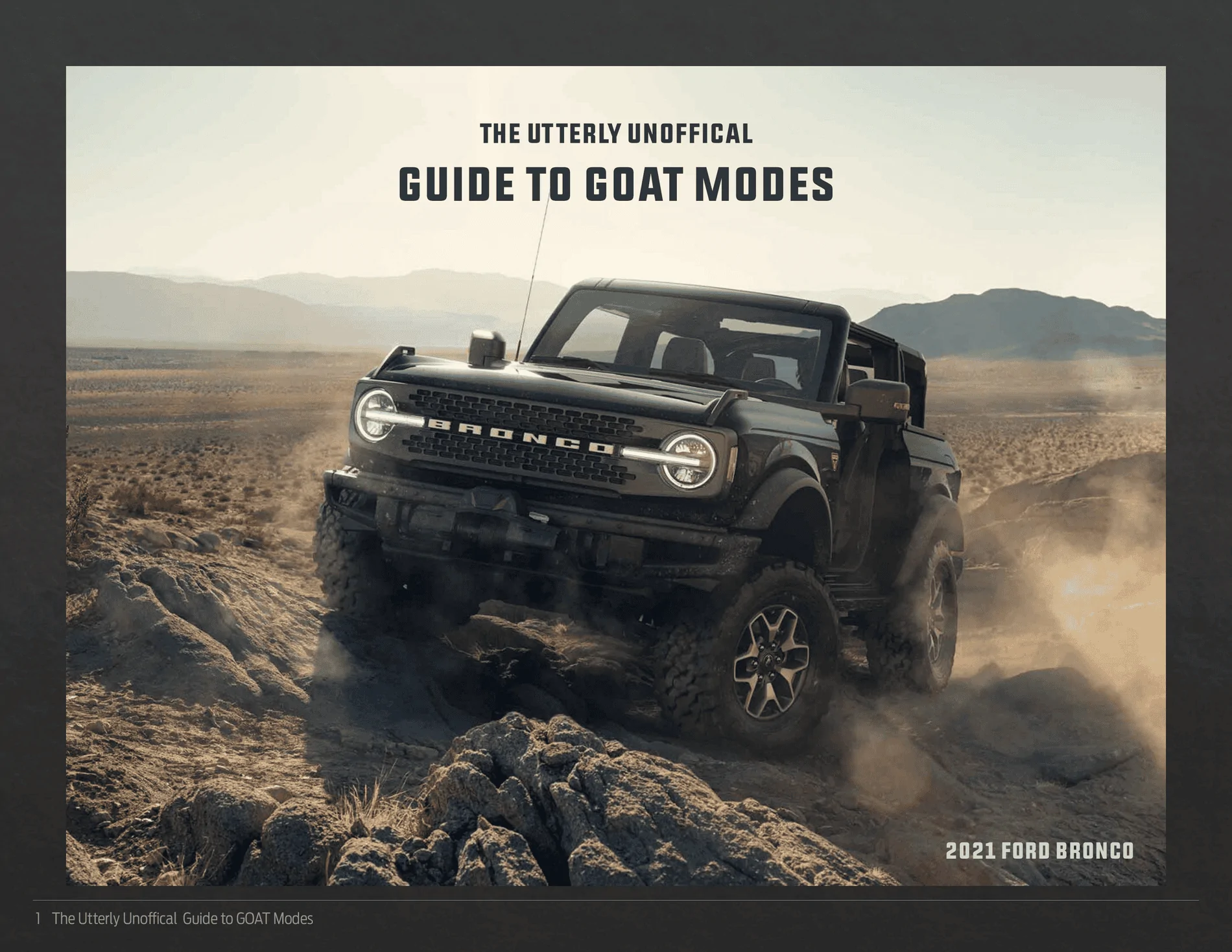 Bronco GOAT Modes Guide by Trim - Compiled and Confirmed Info 🐐 ...